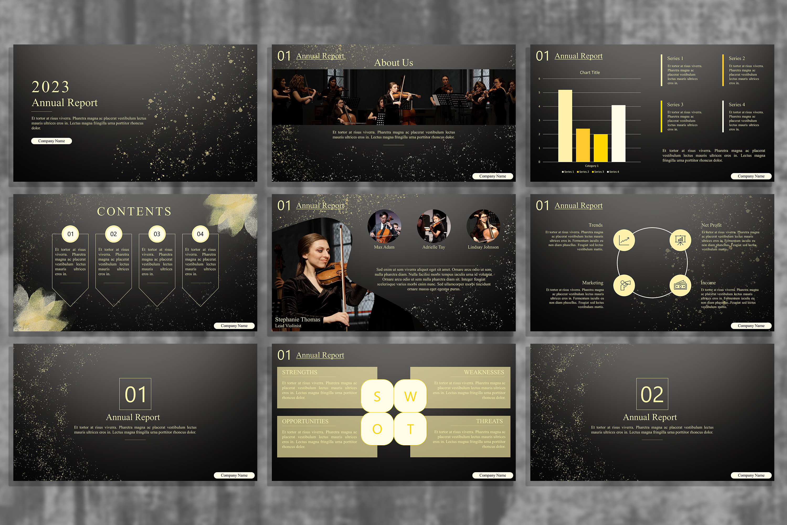Minimal Business Powerpoint Template - Etsy