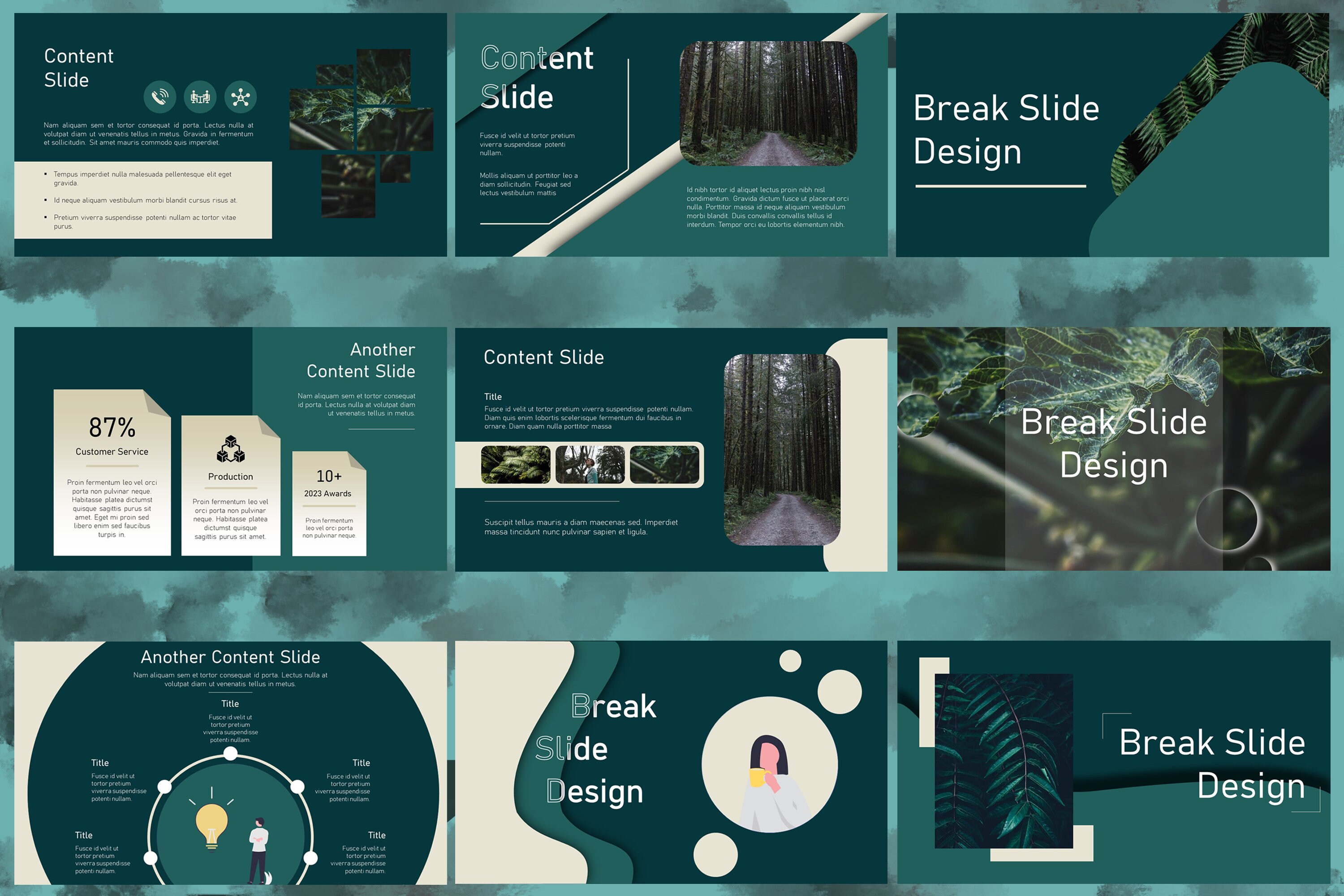 Emerald Green Business Powerpoint Template - Business | Pitch ...
