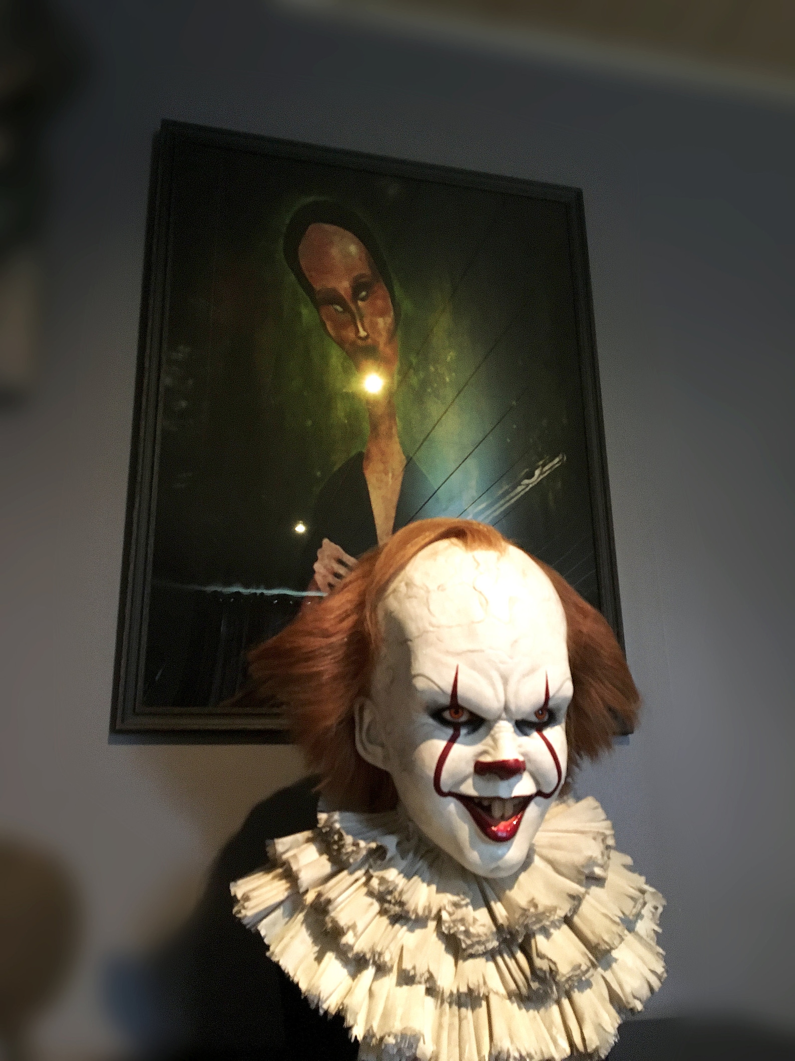 Canvas Print Judith Aka Flute Lady Painting Replica From IT Pennywise ...