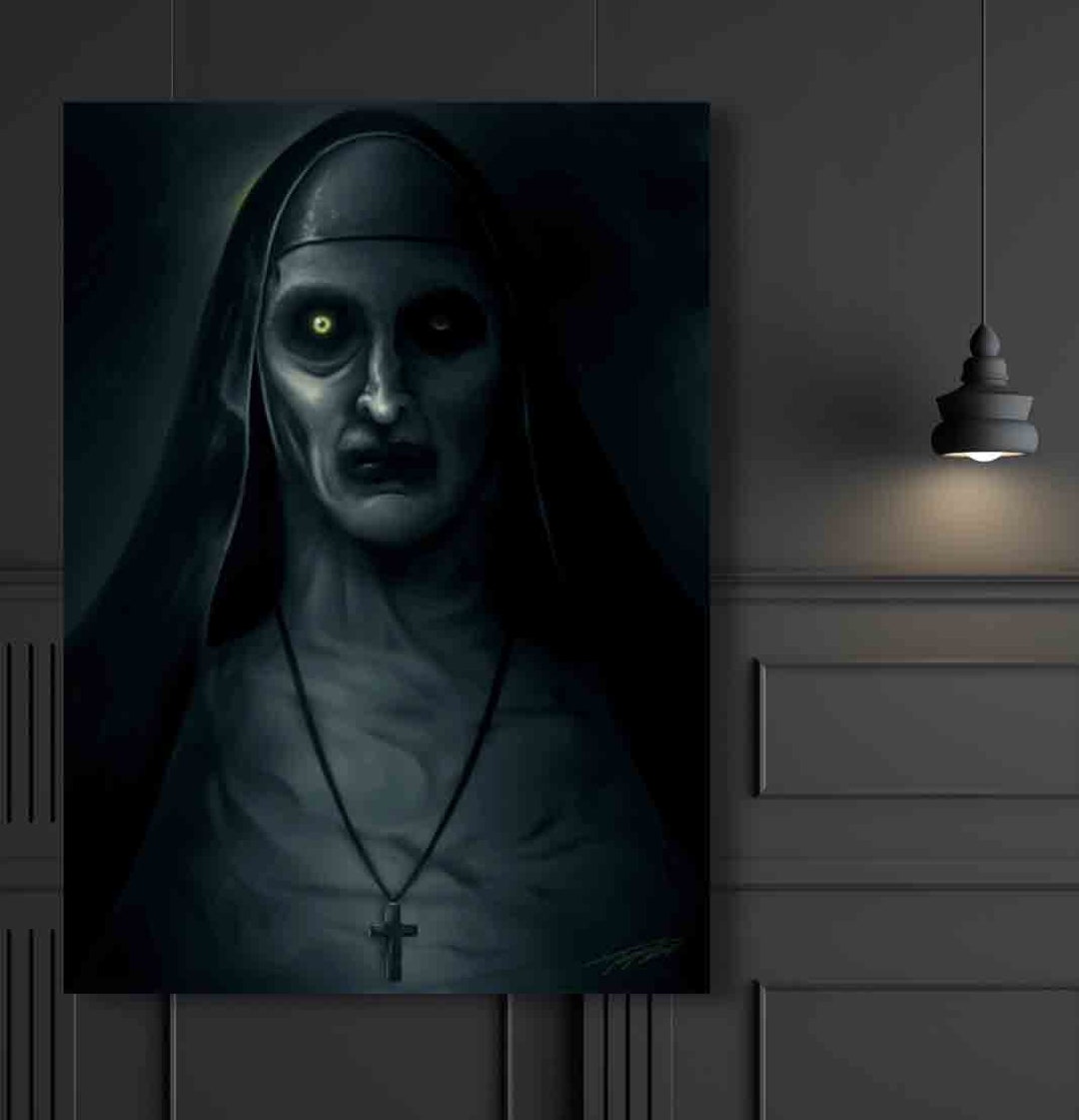 Art Print "valak" A4 A3 Digital Painting the Conjuring 2 Demon Nun - Etsy