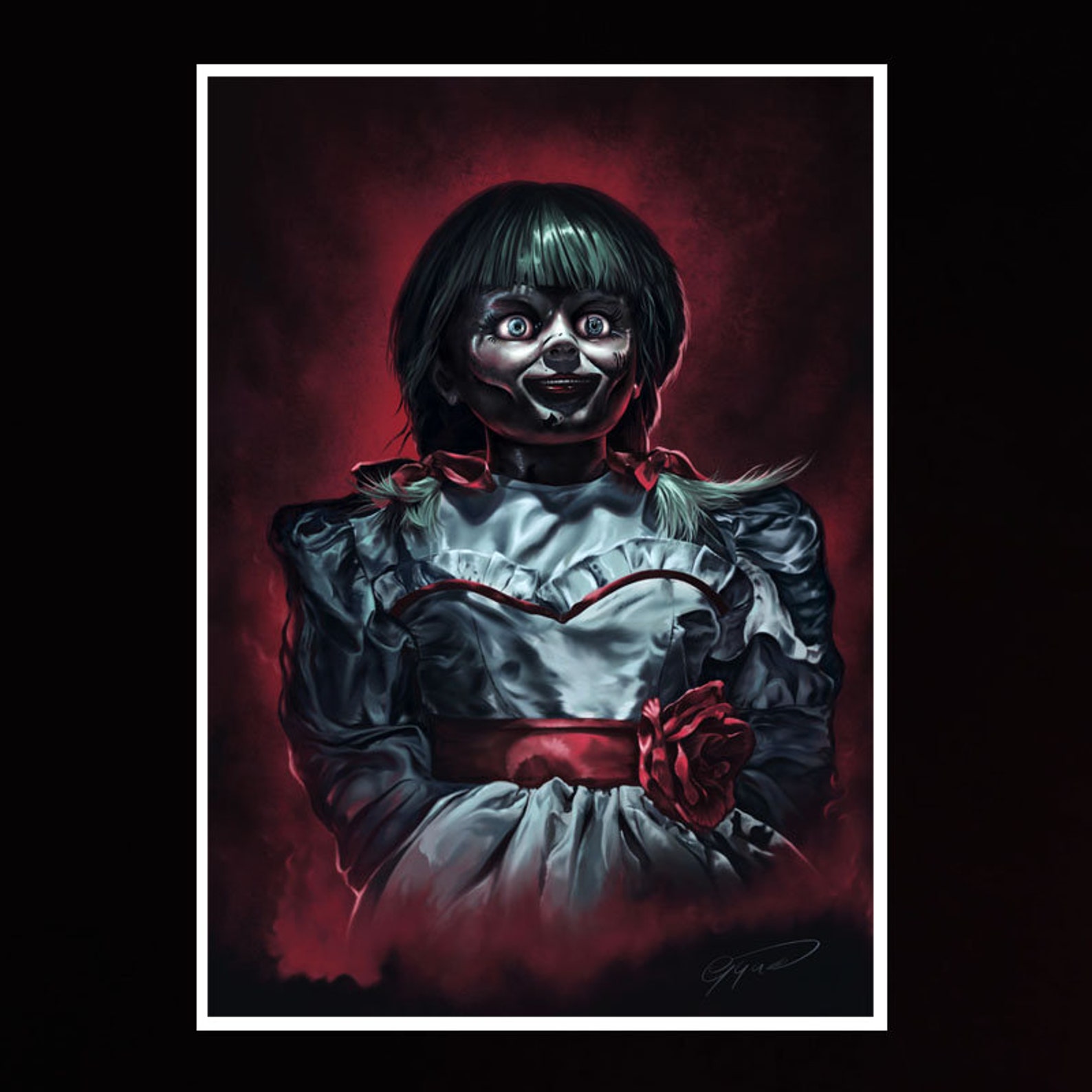 Art Print Annabelle Comes Home Digital Painting Conjuring - Etsy
