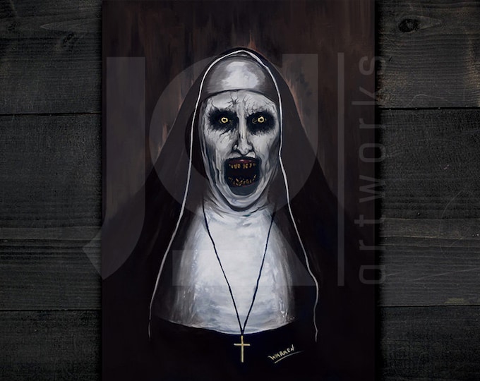 Valak the Nun Latex Mask Bust Display Made to Order 6-8 Weeks ...