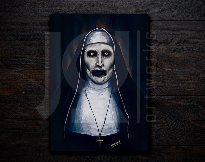 Nun Mask - Etsy