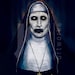 Valak lights Out Version Painting Replica Print Canvas demon Nun, the ...