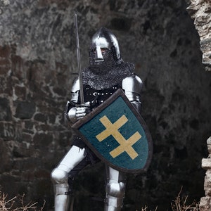 Full Set of Buhurt Armor "chuburg Knight" 1380 Year. Famous Ukrainian ...