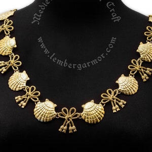 Replica of Medieval Livery Collar With Scallop Shells and Double Knots ...