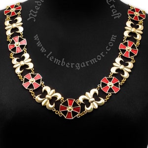Medieval Livery Collar, Brass Chain of Office With Fleur-de-lis, and ...