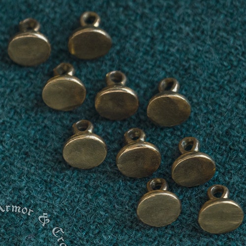 Medieval Gold brass Buttons 14th-15th Centuries for the - Etsy