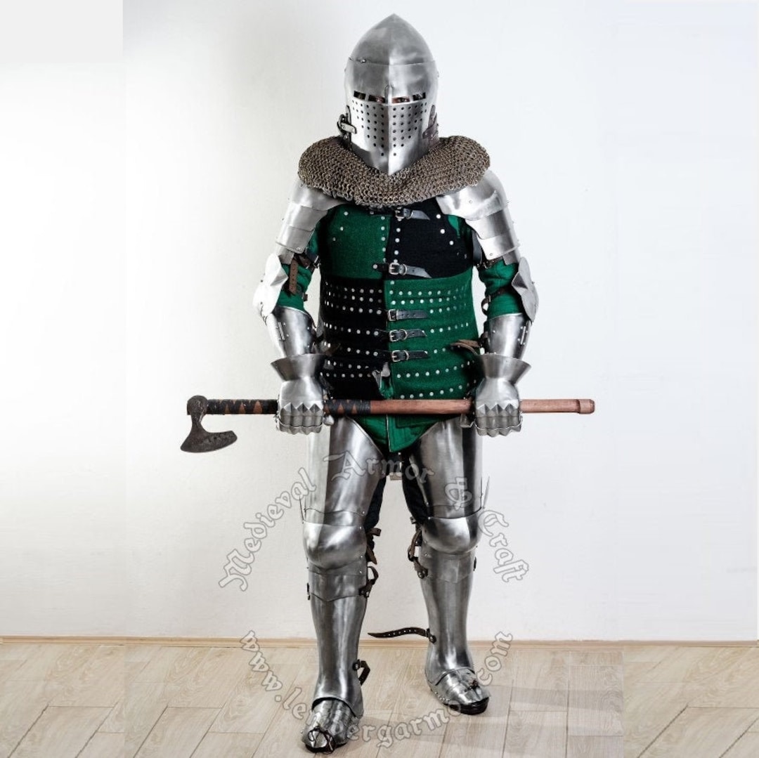 Full Set of Buhurt Armor "lombardian Cavalry" Mixed Titanium and ...