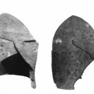 German Bascinet With the Triangle Visor and splitvisor Attachment ...