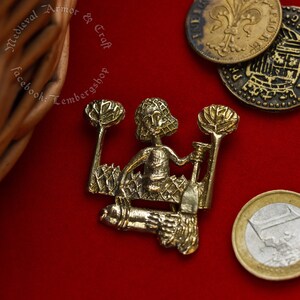 Shameless Erotic Secular Pin. Medieval Pilgrim Badge Woman on the Boat ...