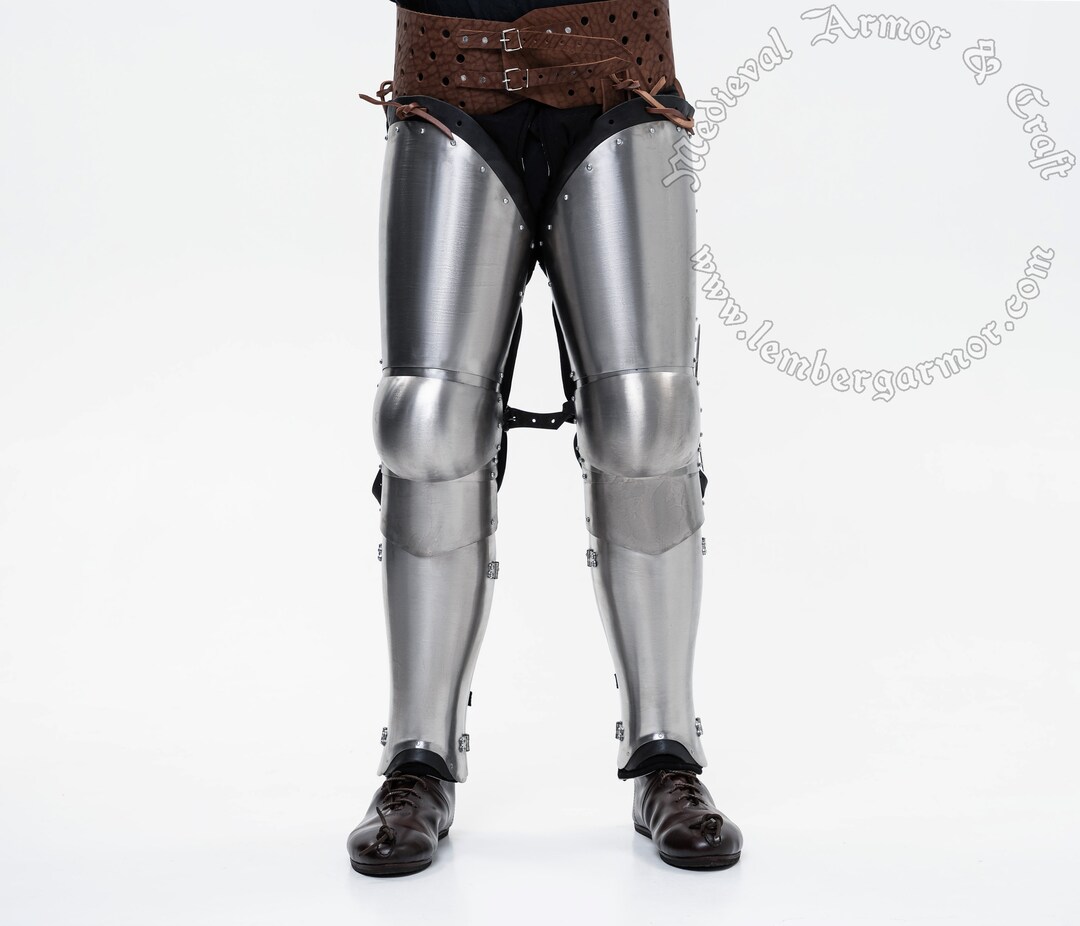 Churburg Plate Leg Protection. A Set of Hips and Anatomical Greaves ...