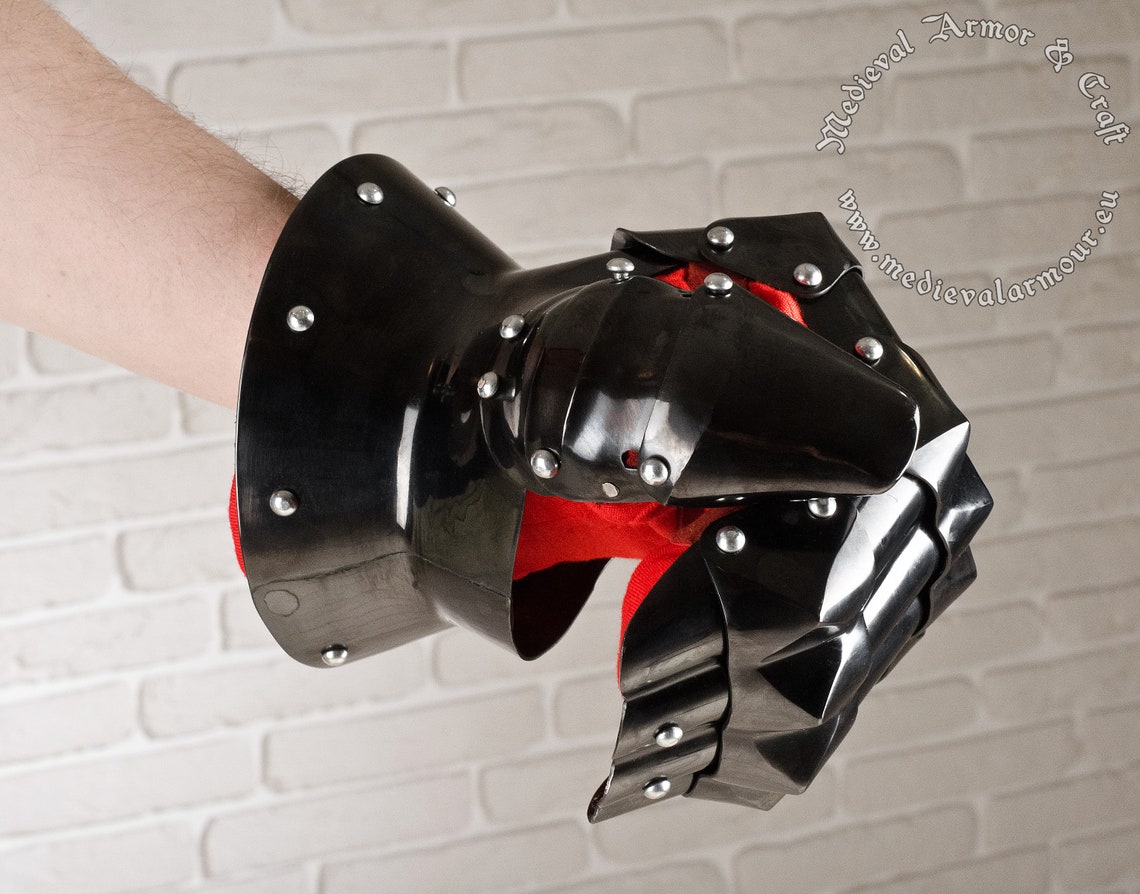 Medieval Bluing Knight's Mittens. Can Be Used for Full - Etsy