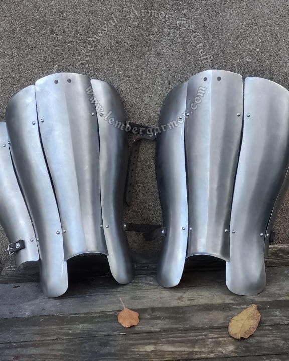 Closed Anatomical 4-parts Greaves. - Etsy