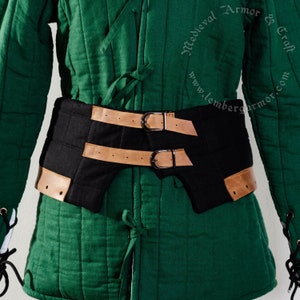Fabric Belt for Chausses and Armor. Medieval Leg Armor Attachment With ...