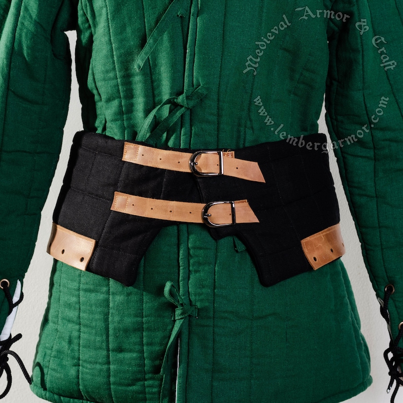 Fabric Belt for Chausses and Armor. Medieval Leg Armor Attachment With ...
