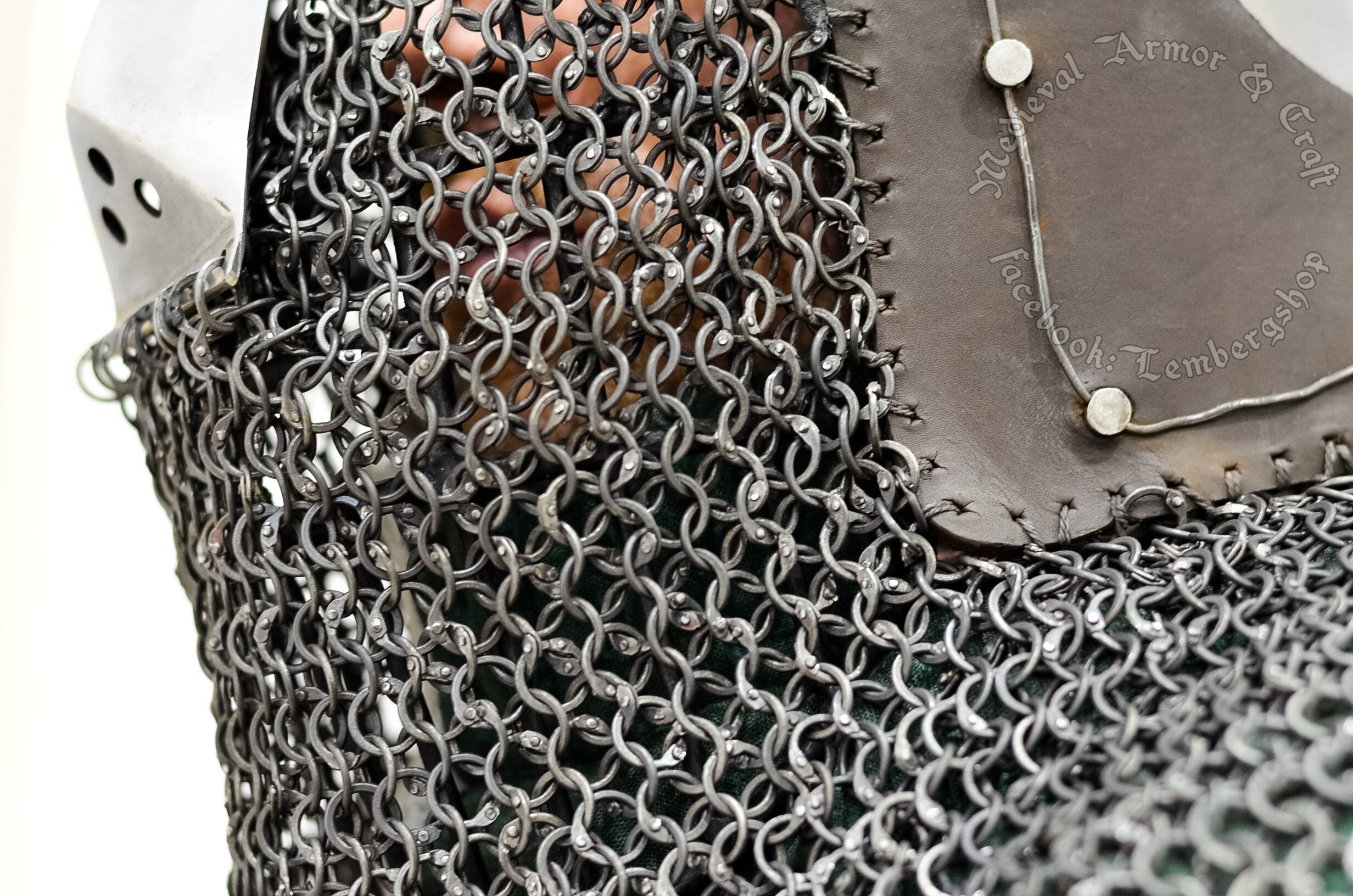 Nasal Bascinet Helm with padding and aventail included with | Etsy