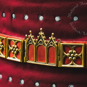 Medieval Knight's Belt Replica With Authentic Extension Mechanism for ...