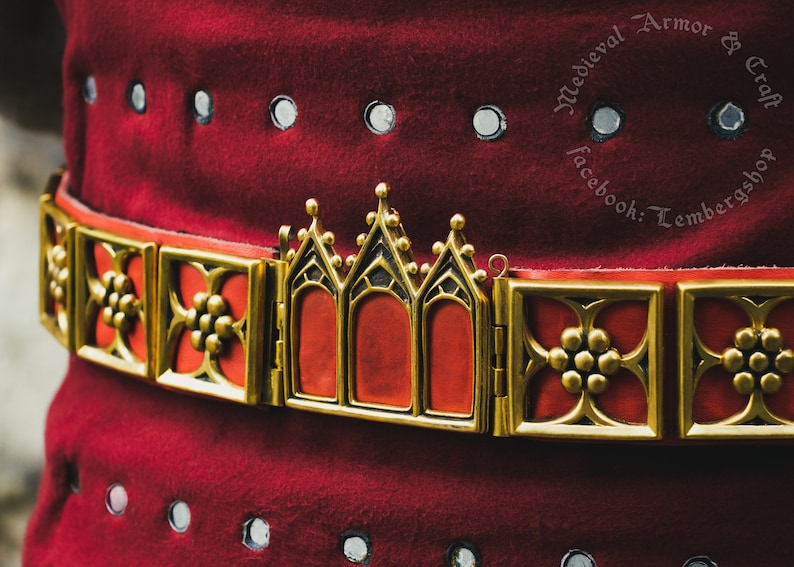 Medieval Knight's Belt Replica With Authentic Extension Mechanism for ...
