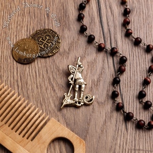 St George Medieval Badge Replica. Pilgrim Pin for a Hat or a Cloak, for ...