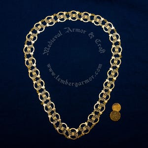 Medieval Livery Chain of Office: Brass Replica of the Collar of Esses ...
