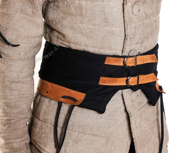 Fabric Belt for Chausses and Armor. Medieval Leg Armor Attachment With ...