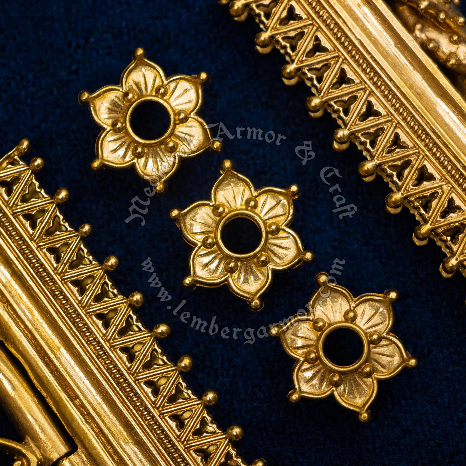 Medieval Casting Belt Set Replica 15th Century. Suitable for a Strap ...