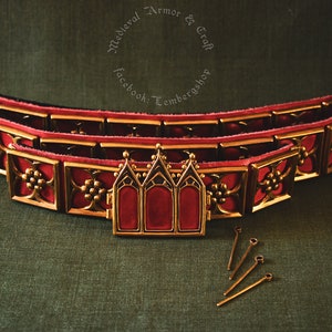 Medieval Knight's Belt Replica With Authentic Extension Mechanism for ...