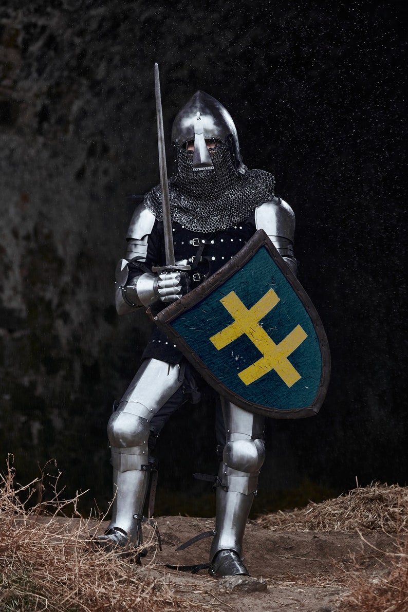Full Set of Buhurt Armor "chuburg Knight" 1380 Year. Famous Ukrainian ...