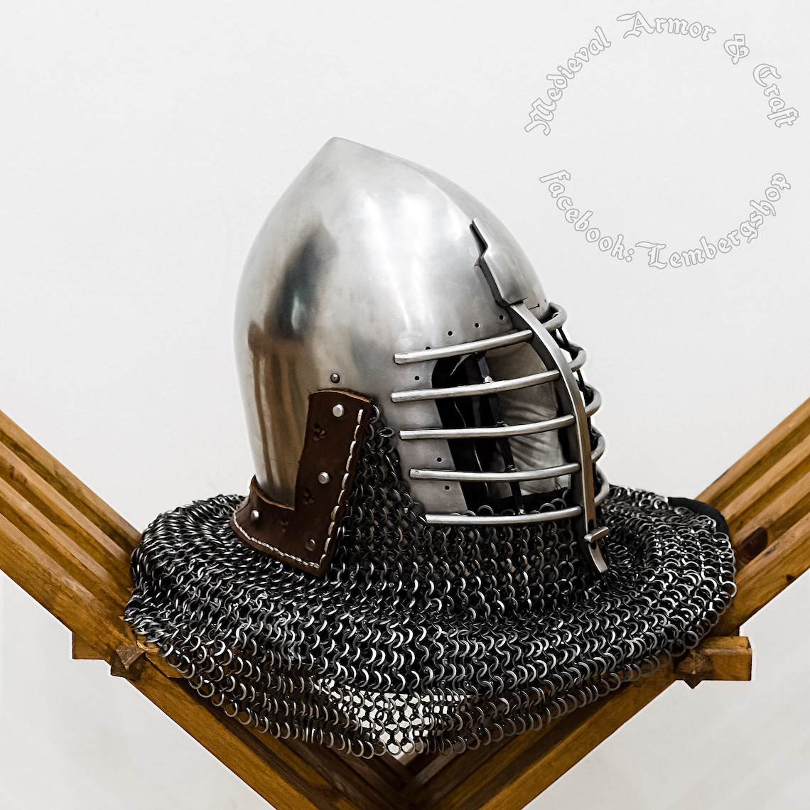 Wolf Ribs Buhurt Helm for Full-contact Steel Fight. - Etsy