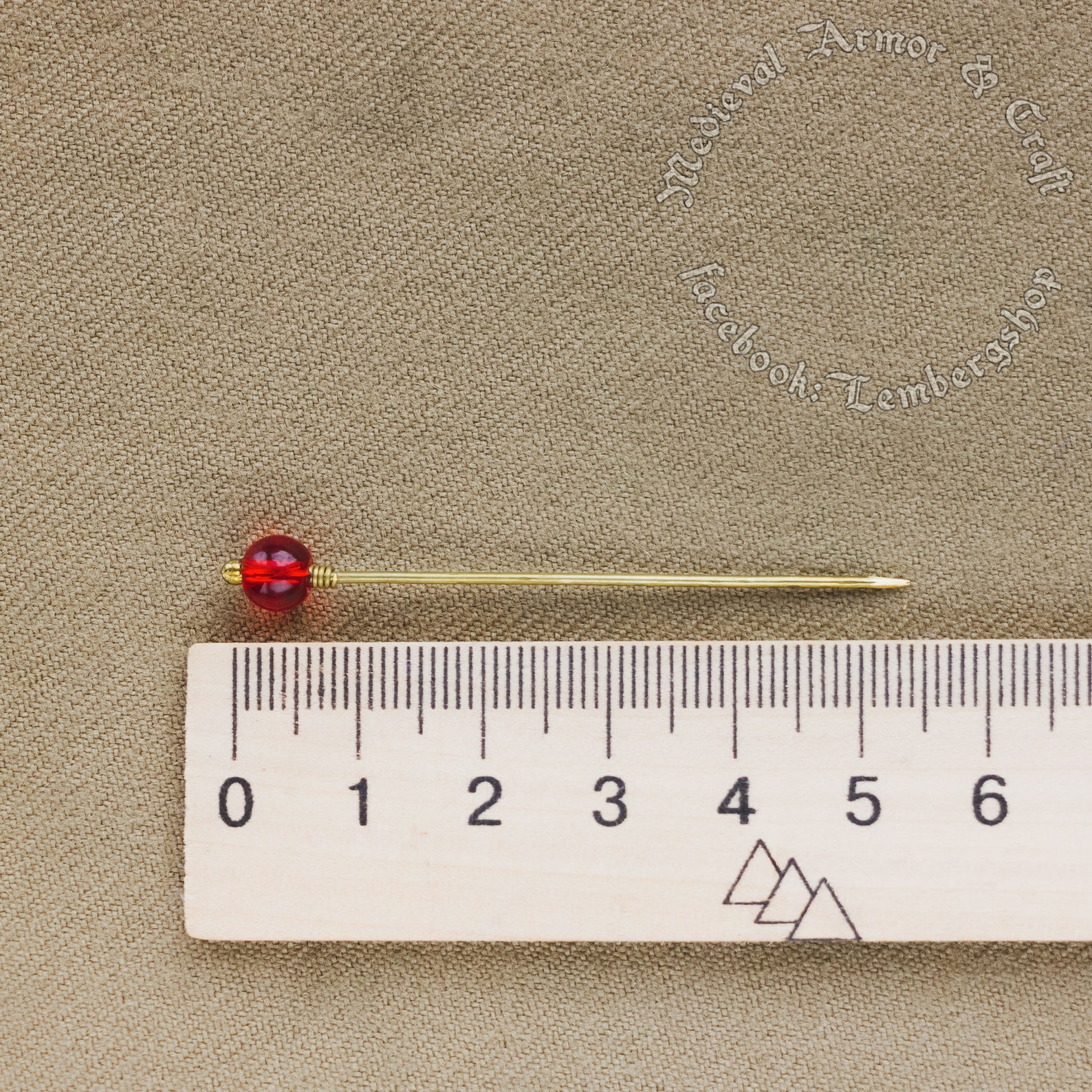 Purple Medieval Pins for a Headdress (5prc Set), the Hairpins 13th-15th ...