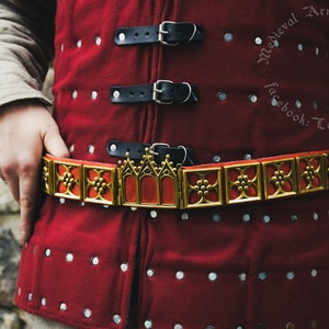 Medieval Knight's Belt Replica With Authentic Extension Mechanism for ...