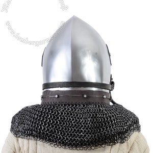 German Bascinet With the Triangle Visor and splitvisor Attachment ...