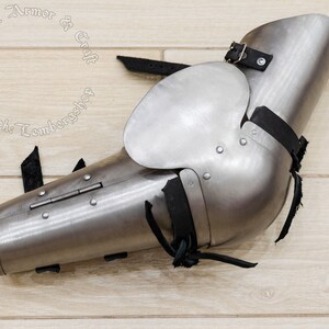 Titanium Arms Set With Floated Elbows for Buhurt. Late Medieval Hands ...
