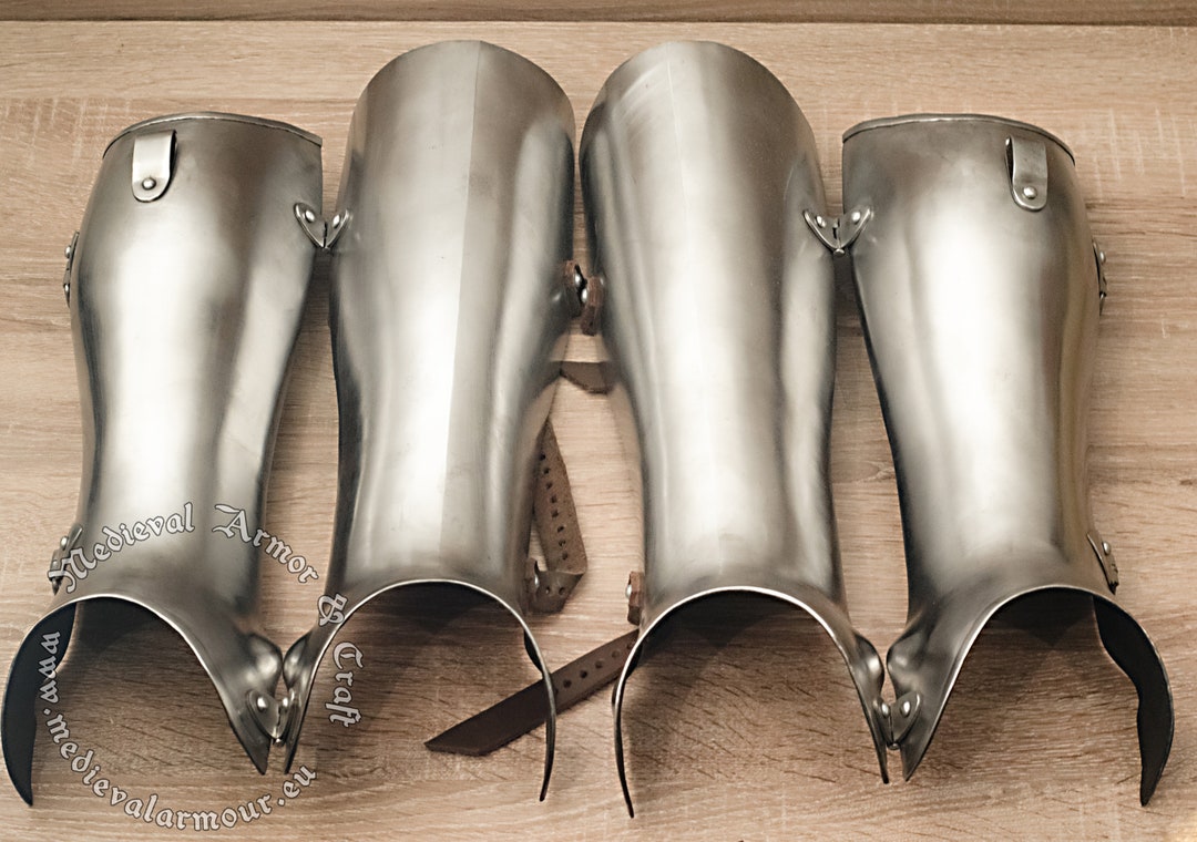 Medieval Greaves 14th-15th Medieval Full Contact Combat.chuburg Greaves ...