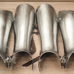 Medieval Greaves 14th-15th Medieval Full Contact Combat.chuburg Greaves ...