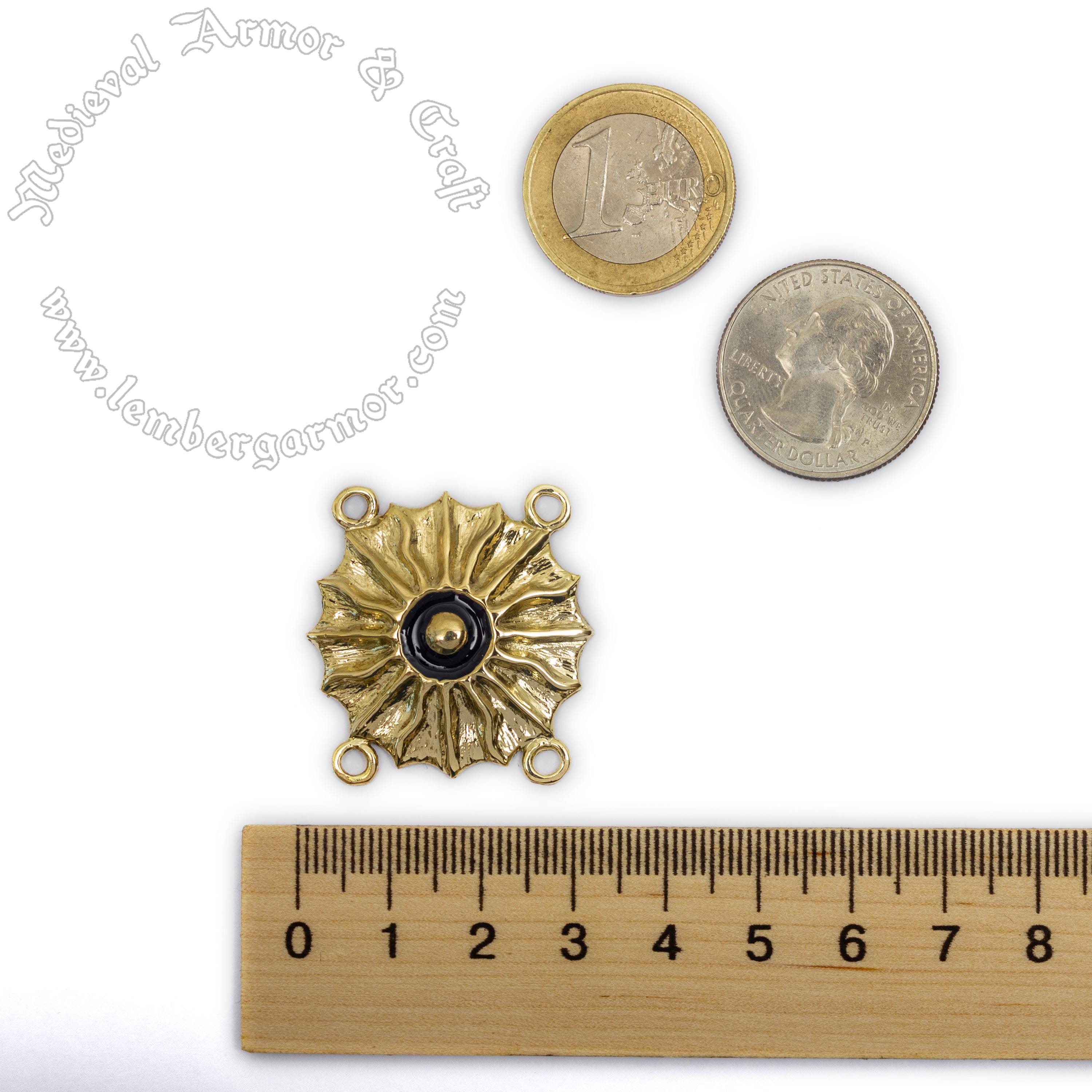 Medieval Livery Collar, Brass Chain of Office With Roses and Suns in ...