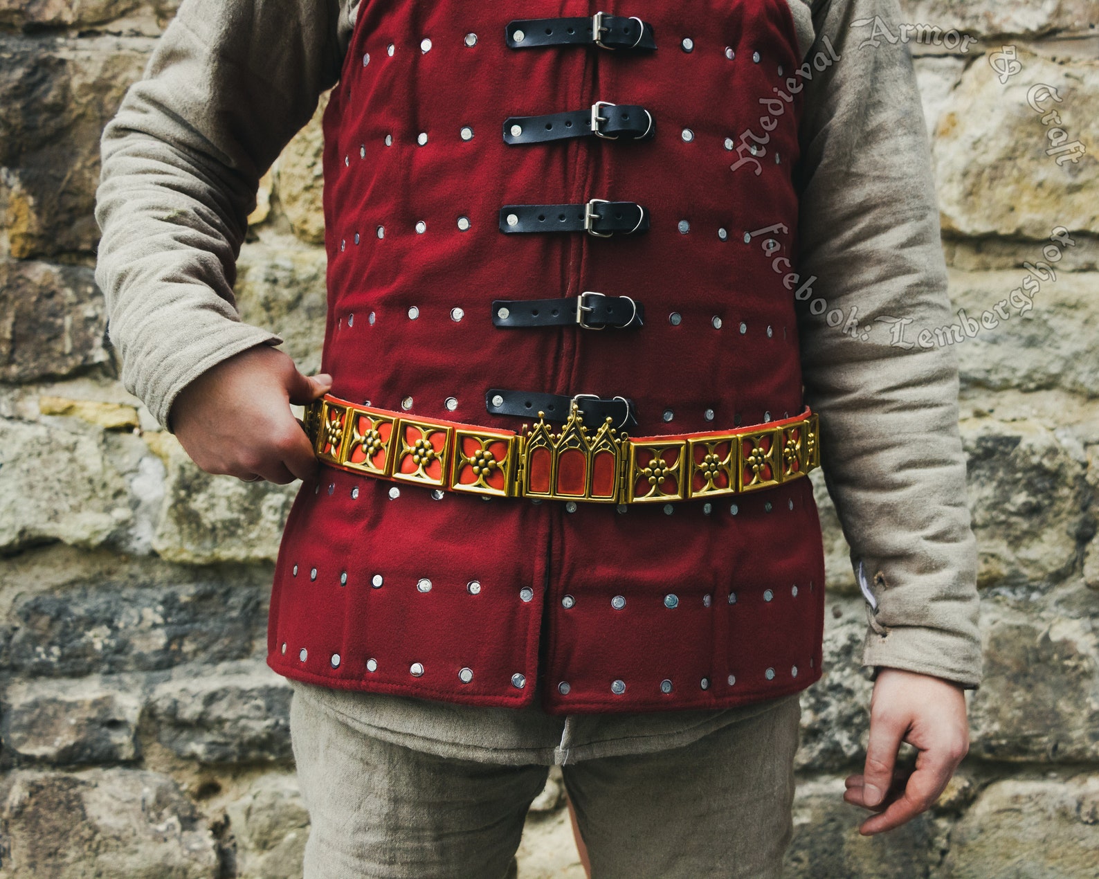 Medieval Knight's Belt Replica With Authentic Extension Mechanism for ...