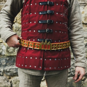 Medieval Knight's Belt Replica With Authentic Extension Mechanism for ...