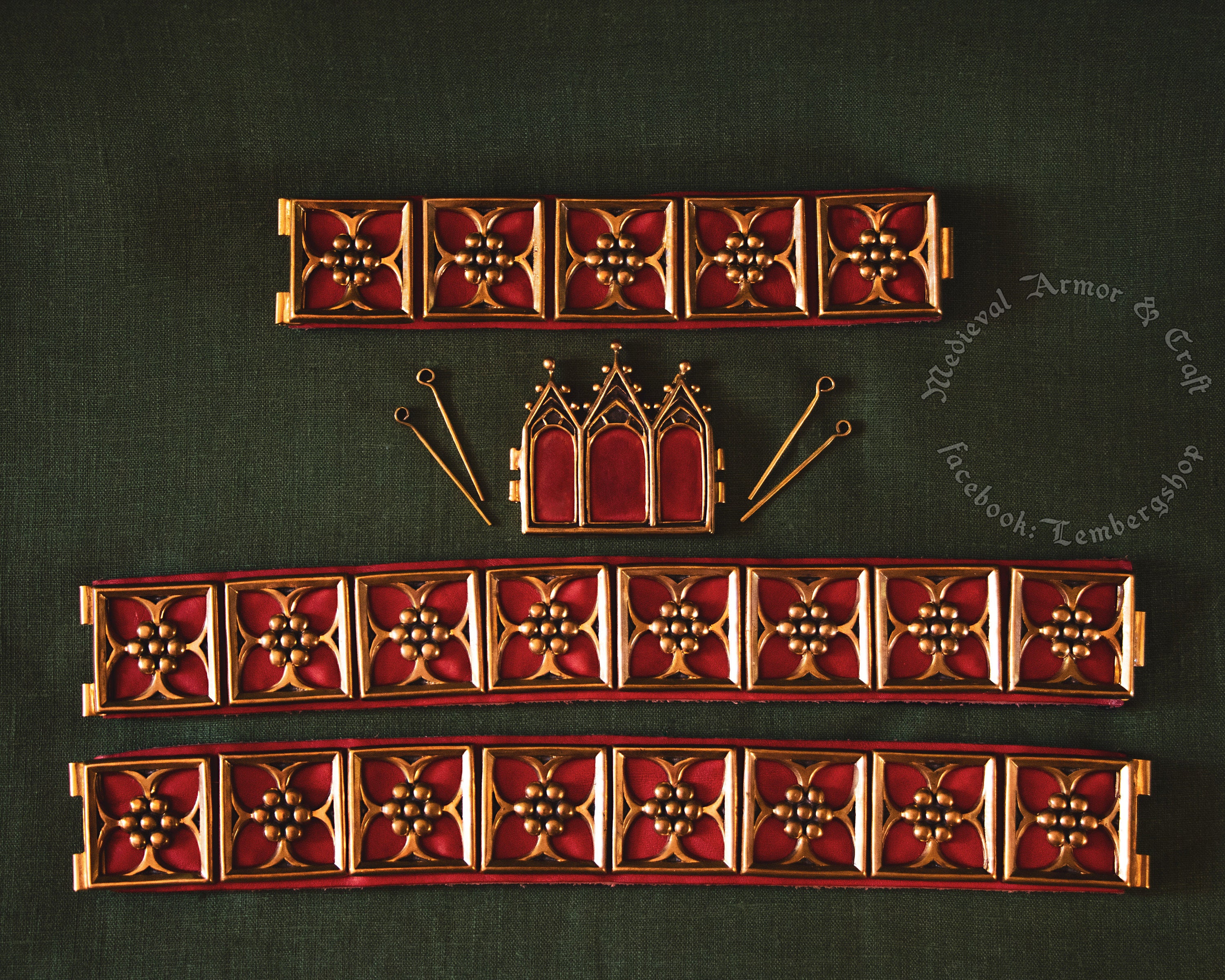 Medieval Knight's Belt Replica With Authentic Extension Mechanism for ...