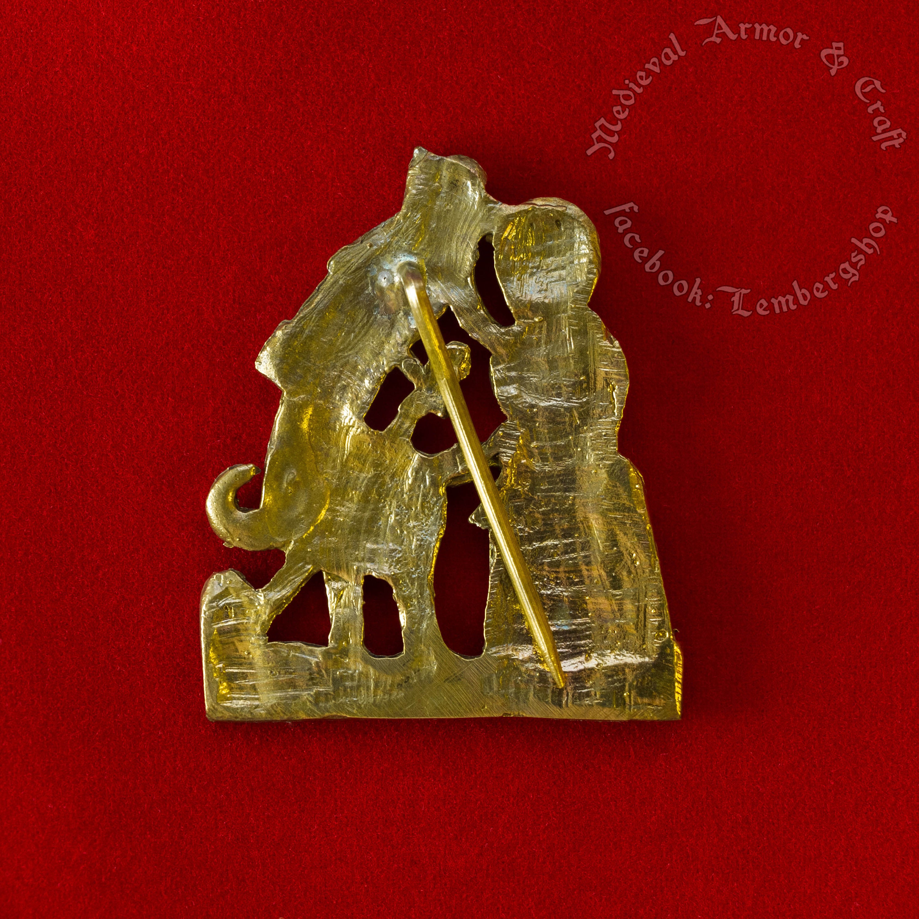 The Secular Badge. Medieval Pilgrim Badge crowned | Etsy