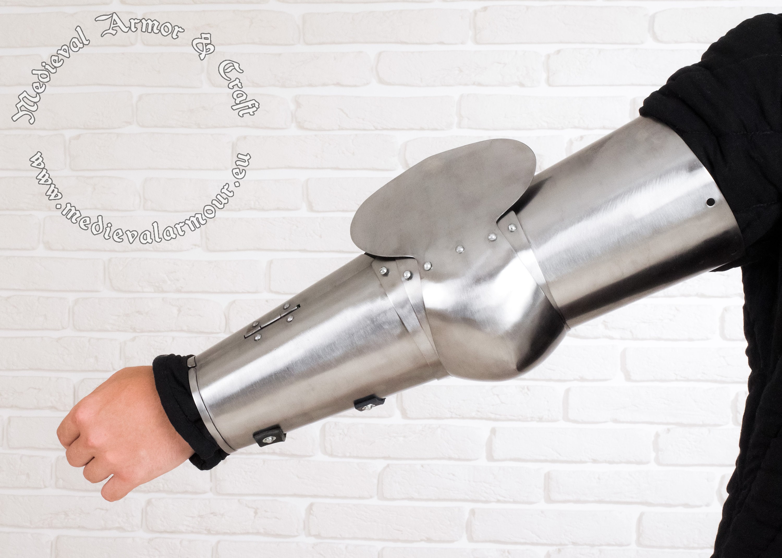 Medieval Buhurt Plate Arm Protection With Straight Bracers of - Etsy