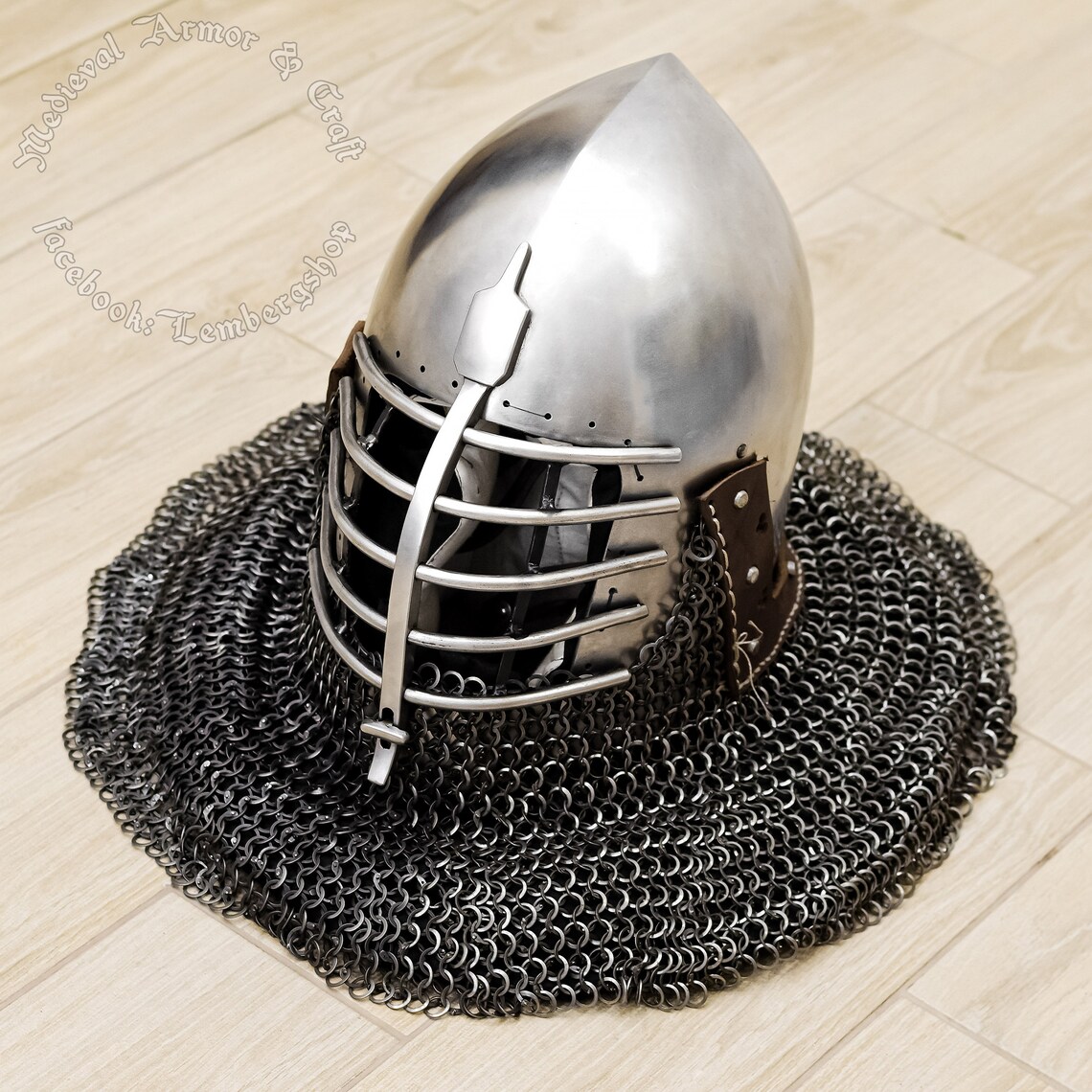 Wolf Ribs Buhurt Helm for Full-contact Steel Fight. - Etsy