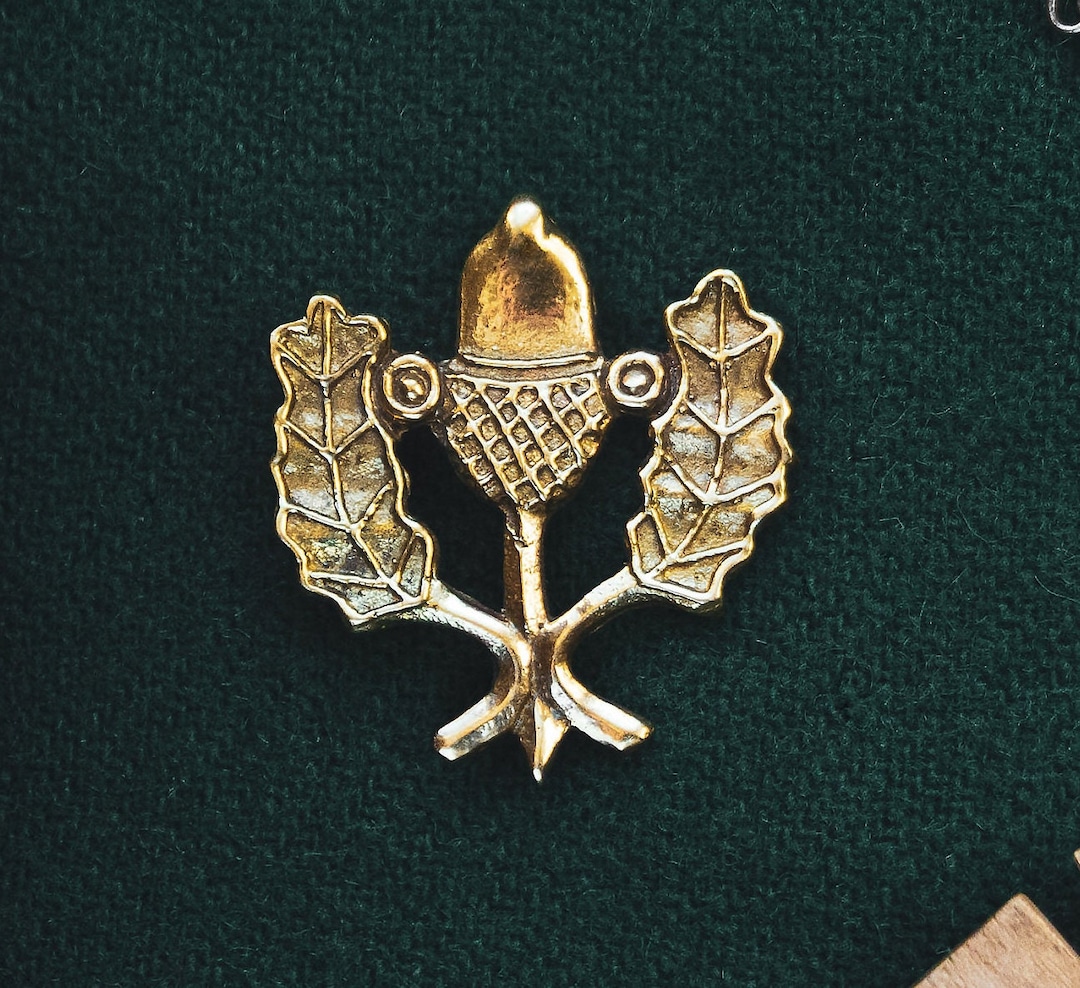 An Acorn Medieval Badge Replica. Pilgrim Pin for a Hat or a Cloak, for ...