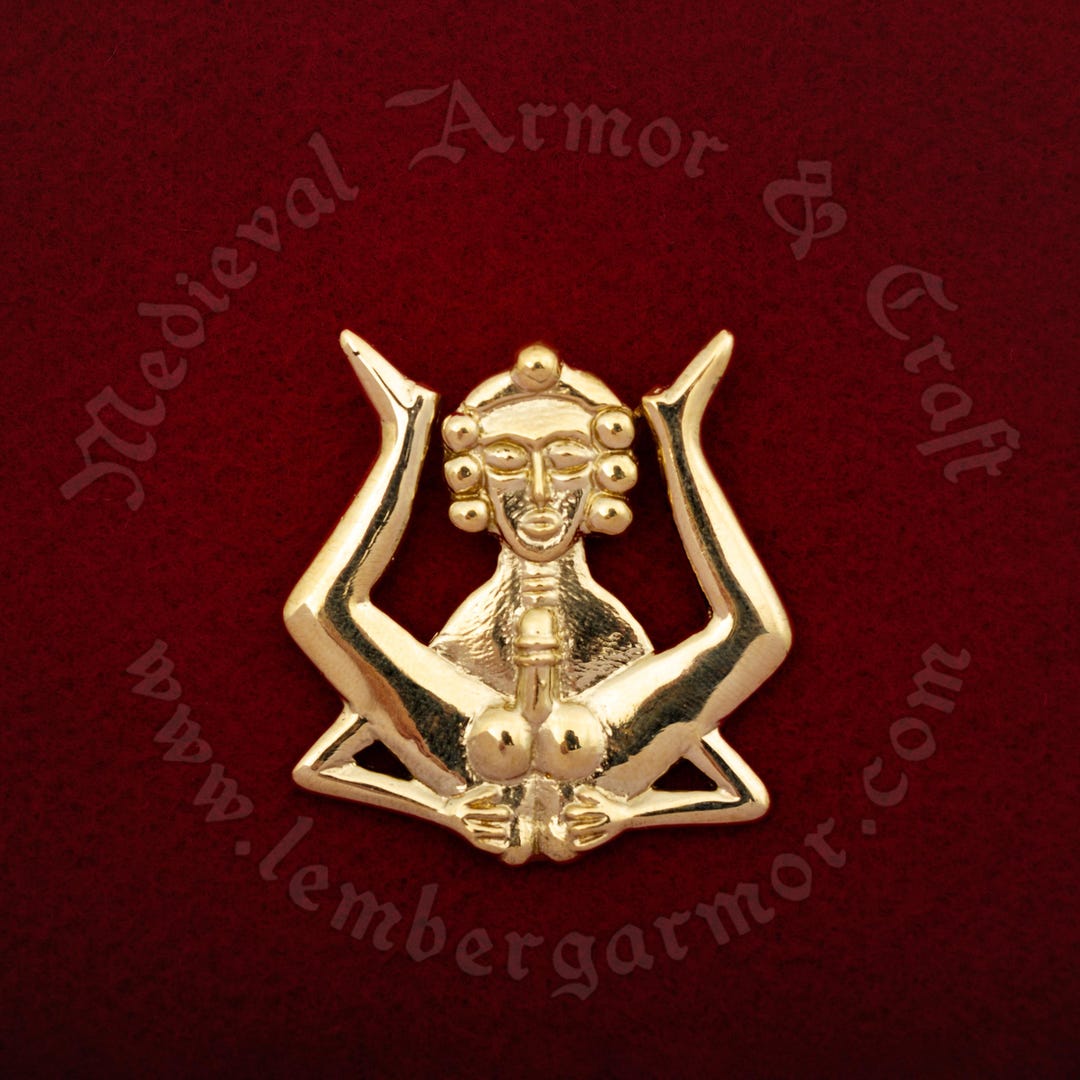 Cheeky Acrobat Medieval Badge. Pilgrim Pin for a Hat or a Cloak, for ...