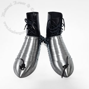 Hardened Steel or Titanium Sabatones With Nine Segments and Back Plate ...