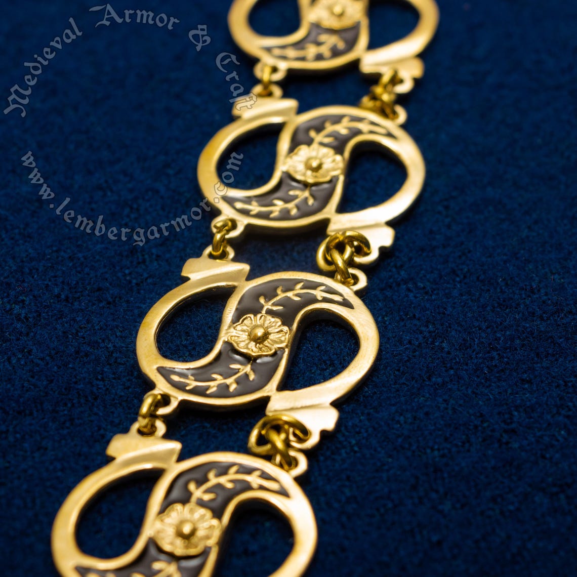 Medieval Livery Chain of Office: Brass Replica of the Collar of Esses ...