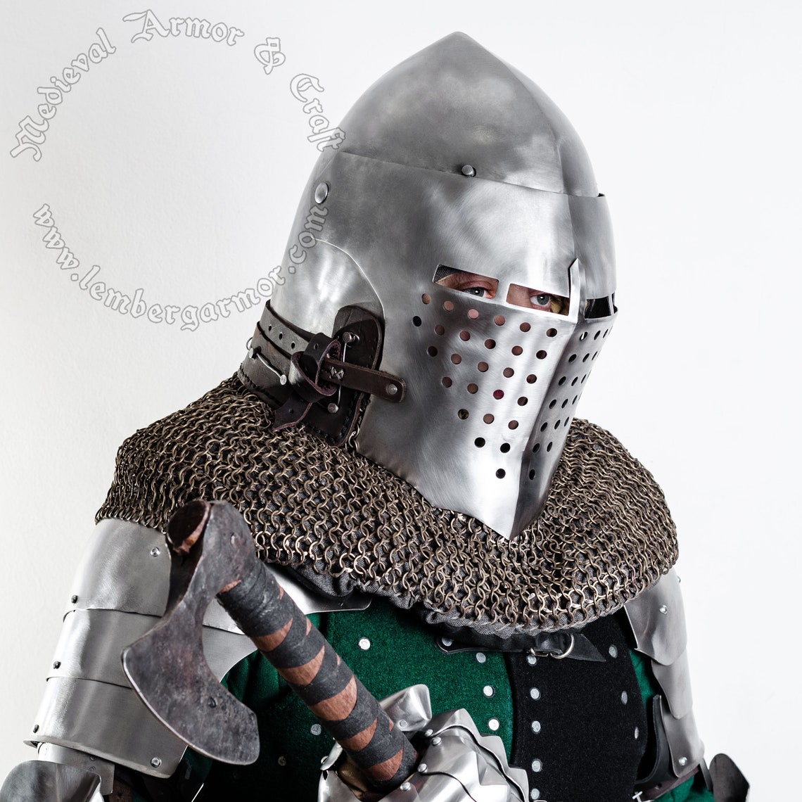 Full set of buhurt armor Lombardian Cavalry mixed | Etsy