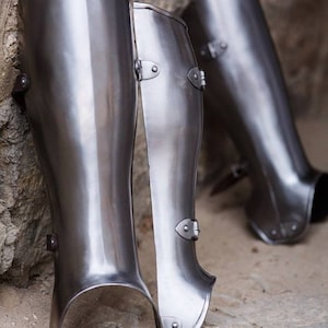 Medieval Greaves 14th-15th Medieval Full Contact Combat.chuburg Greaves ...