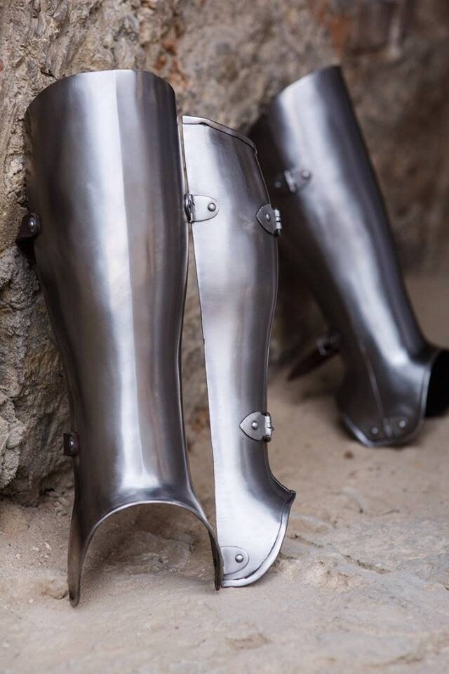 Medieval Greaves 14th-15th Medieval Full Contact | Etsy